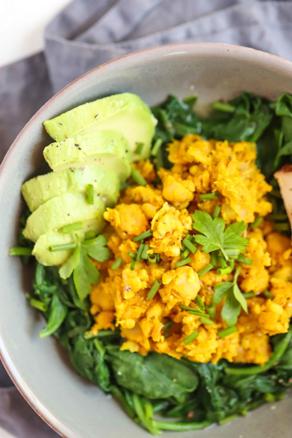 Chickpea Scramble | Vegan | Nutrition Cookery